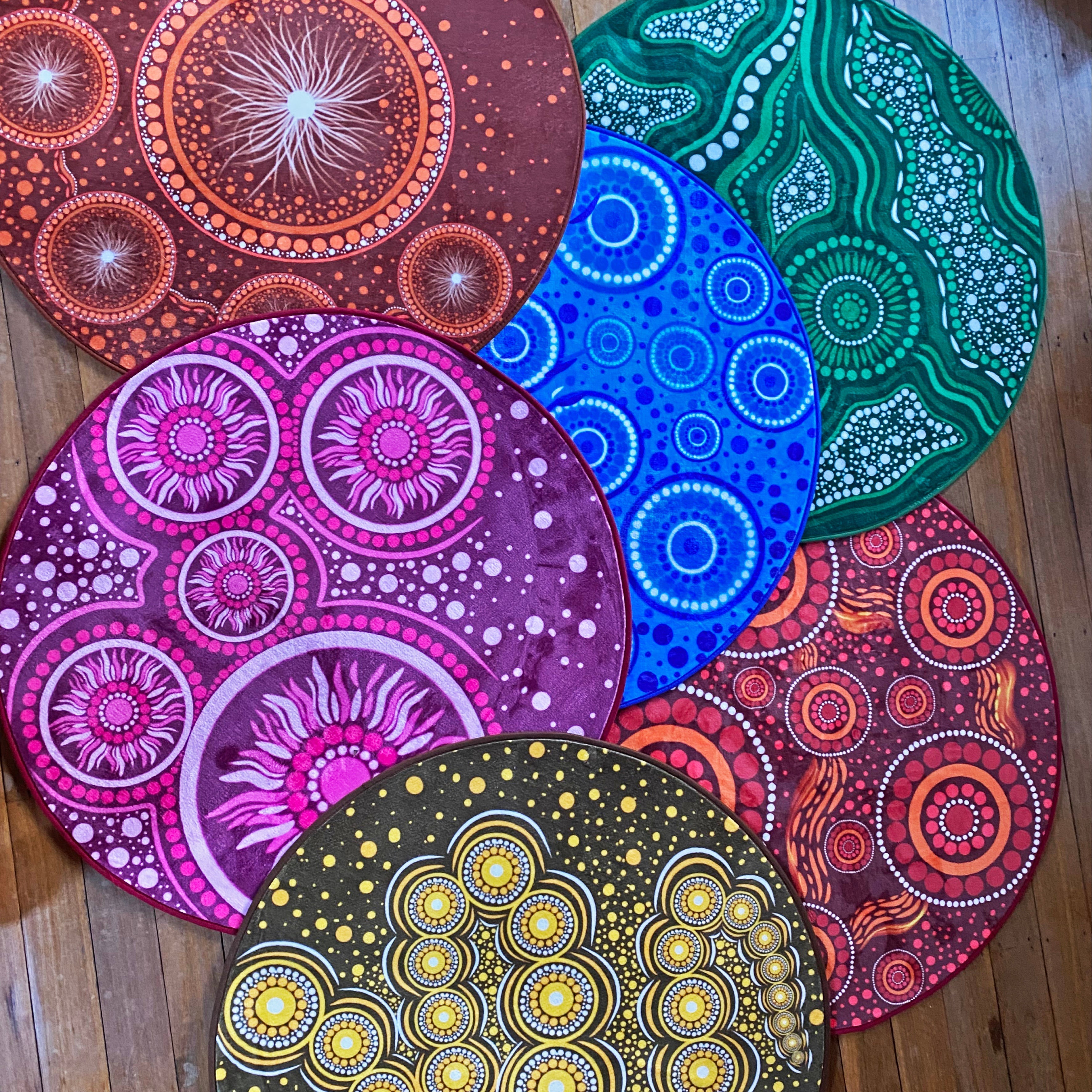 Indigenous Season Rugs Set of 6 | Aboriginal Six Seasons Classroom Rugs ...