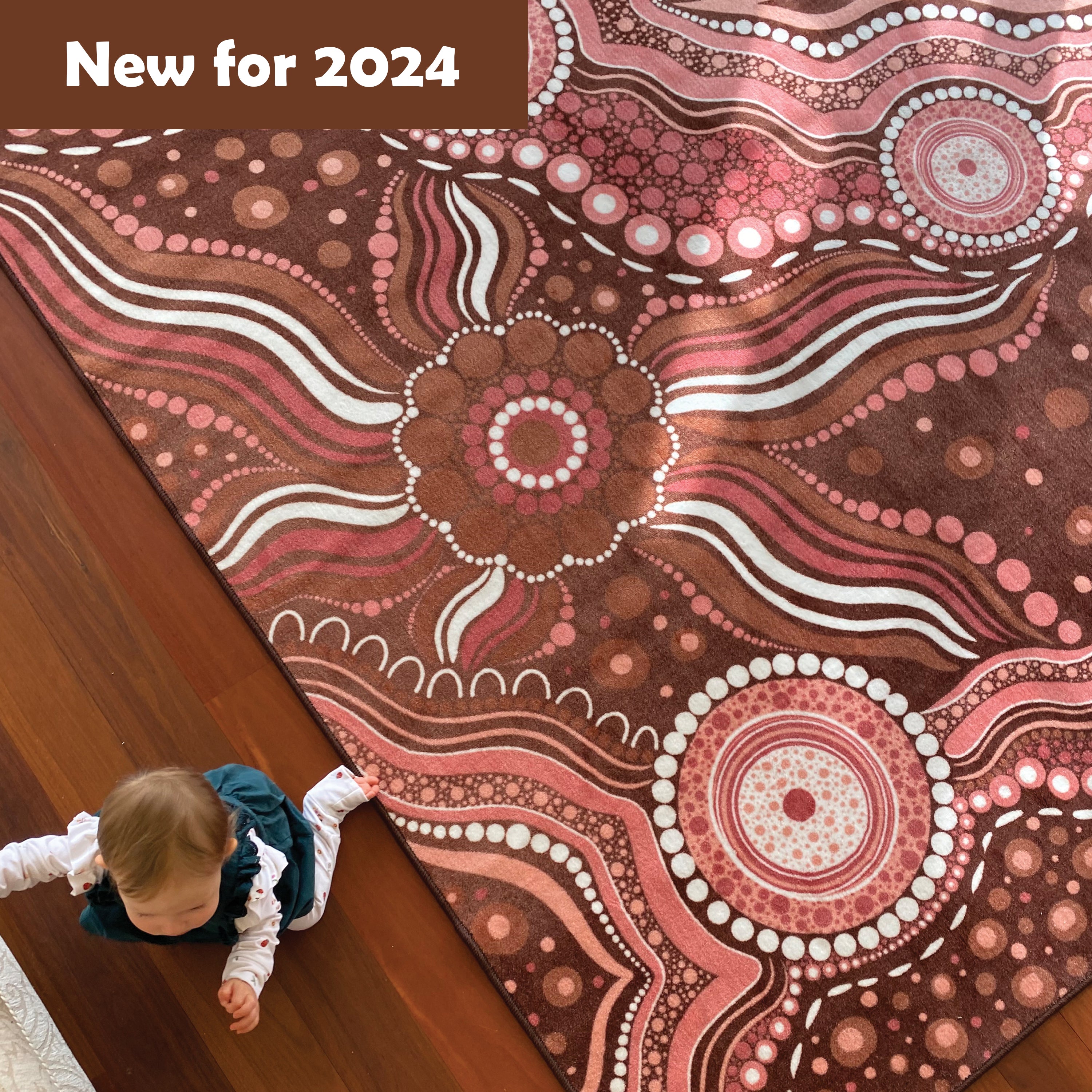 Aboriginal Art Bush Dreaming Rug – Indigenous Resources Online