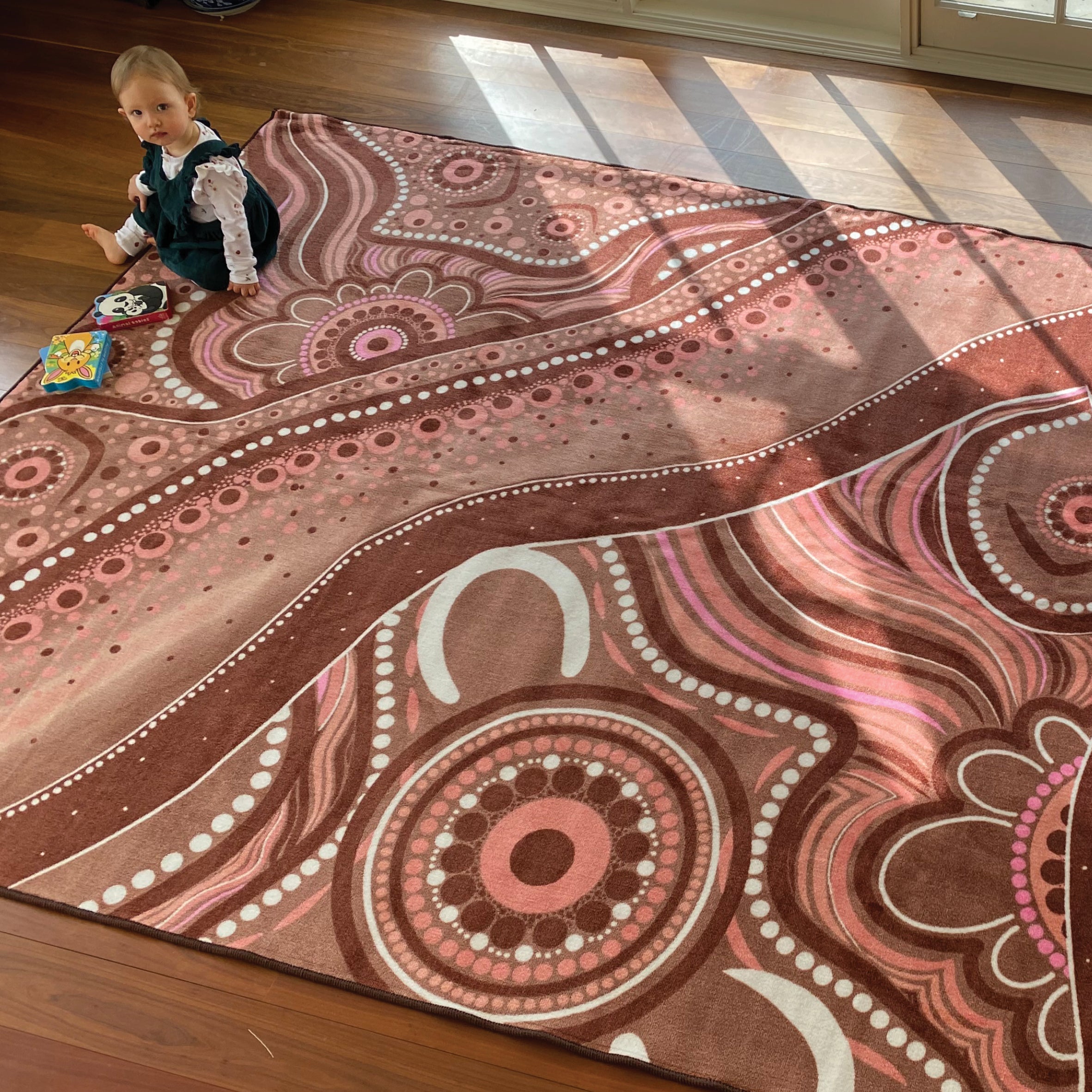 Aboriginal Art Desert Dreaming Rug – Indigenous Resources Online