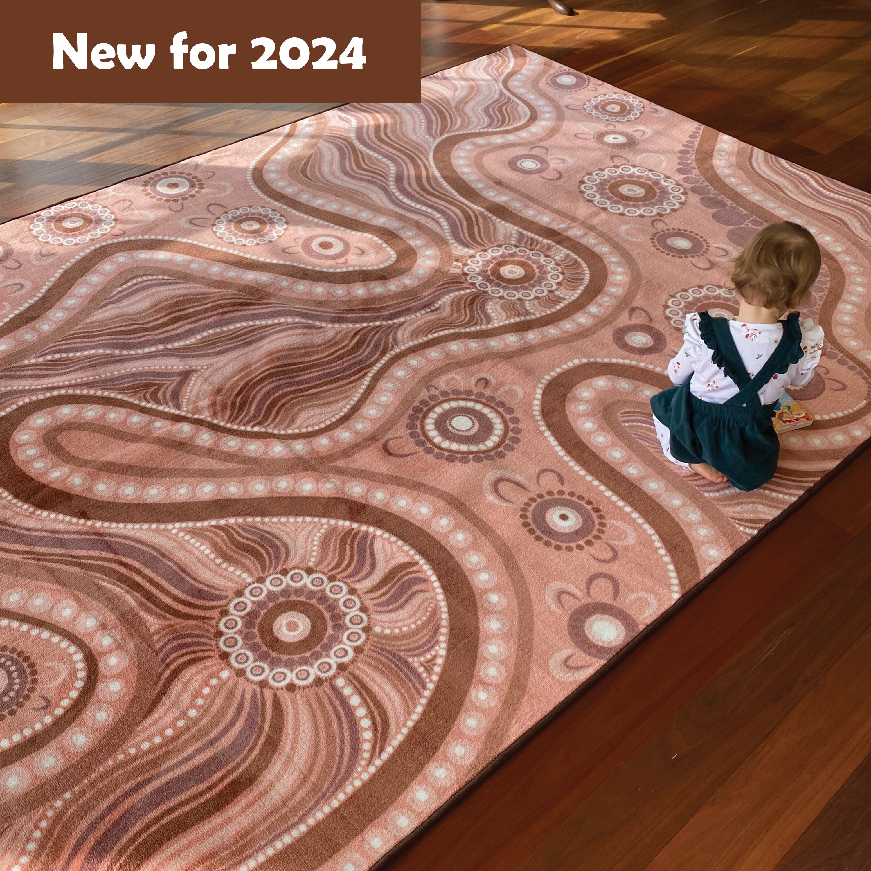 Aboriginal Art River Dreaming Rug – Indigenous Resources Online