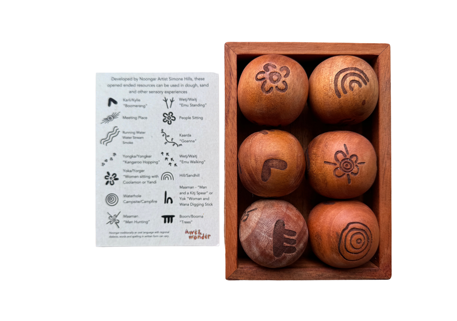 Aboriginal Noongar Symbol Dough Rolling Balls | IRO – Indigenous ...