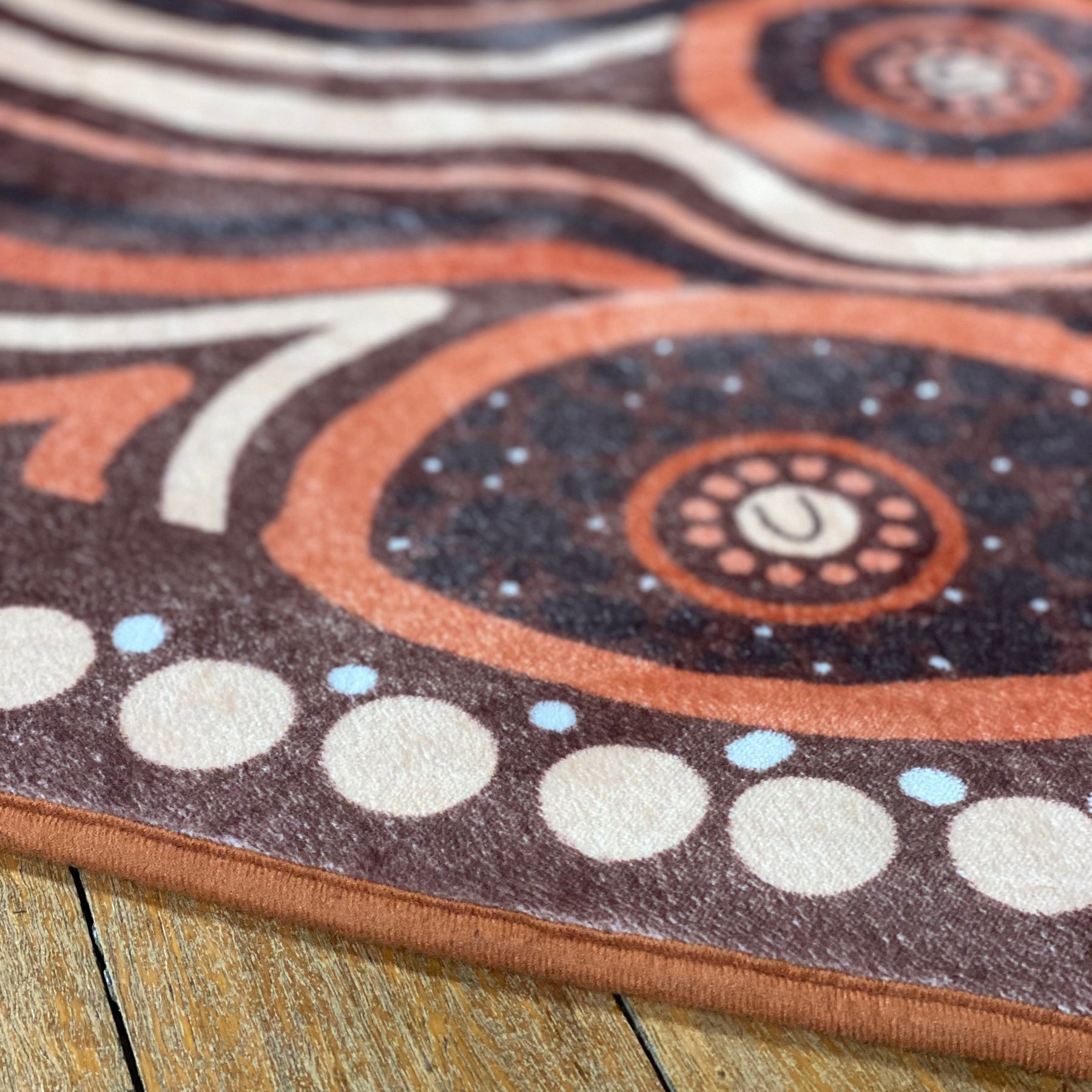 Aboriginal Art Yarning Circle Classroom Rug Indigenous Resources ...