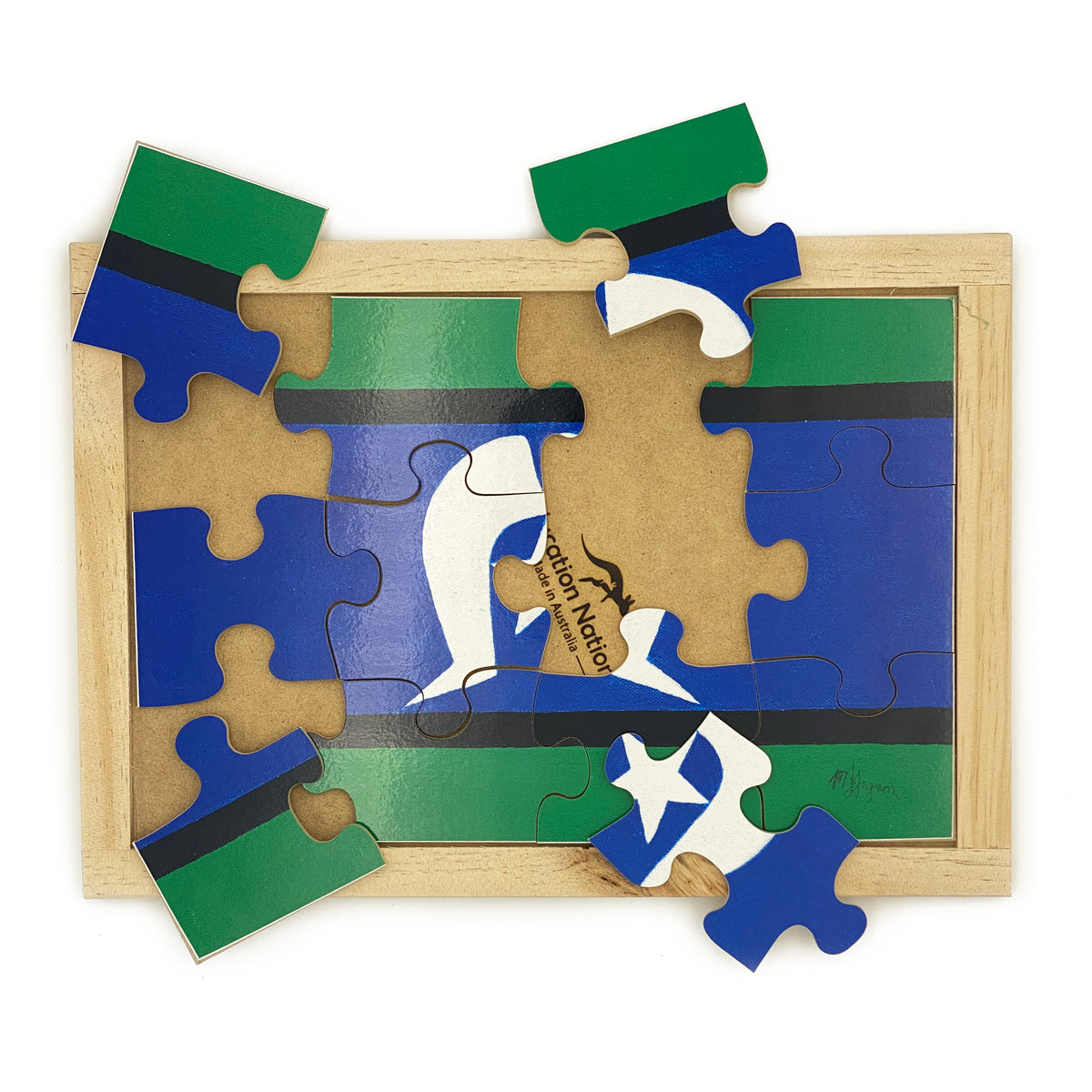 Australia Flags Puzzles Set