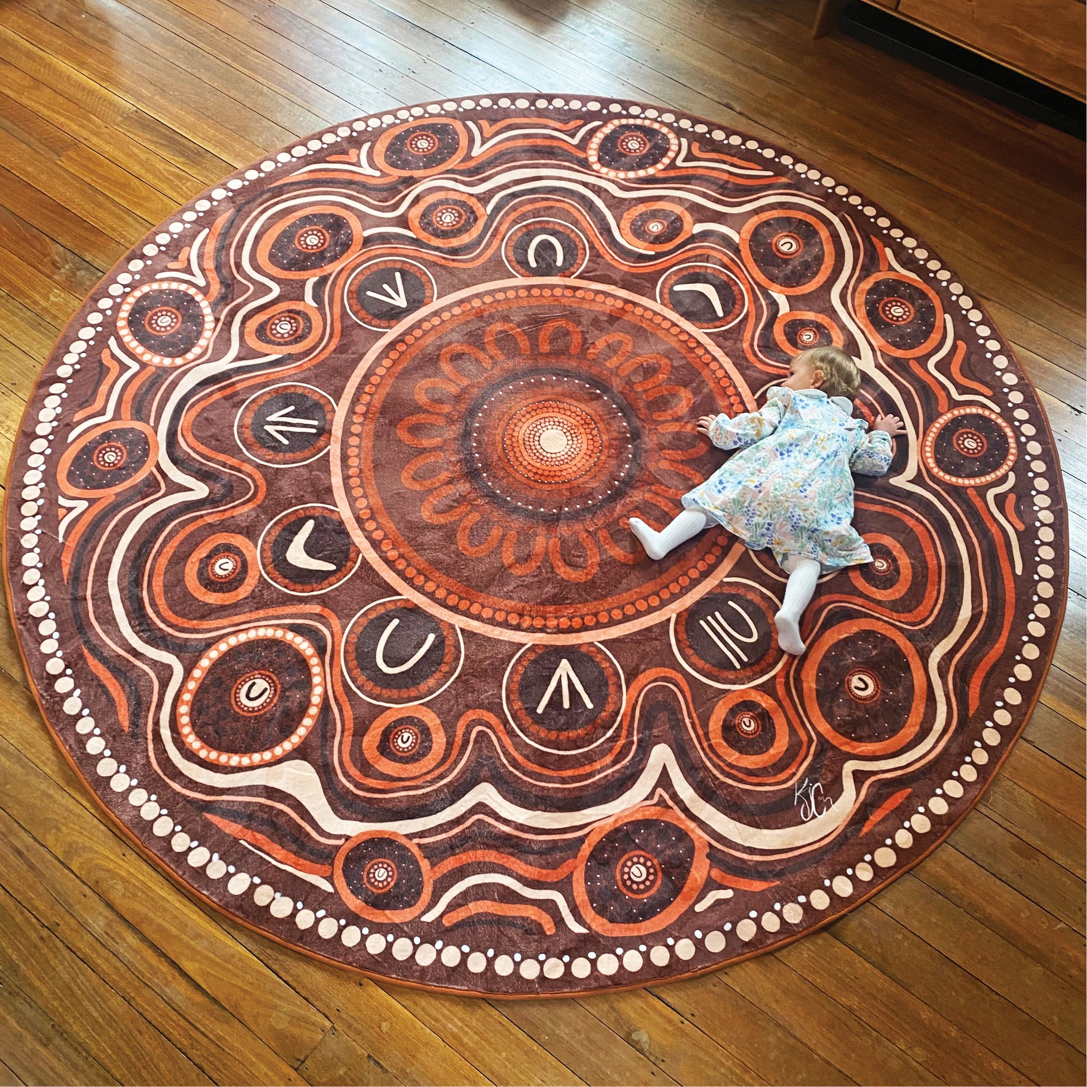 Aboriginal Art Yarning Circle Classroom Rug Indigenous Resources – Indigenous Resources Online
