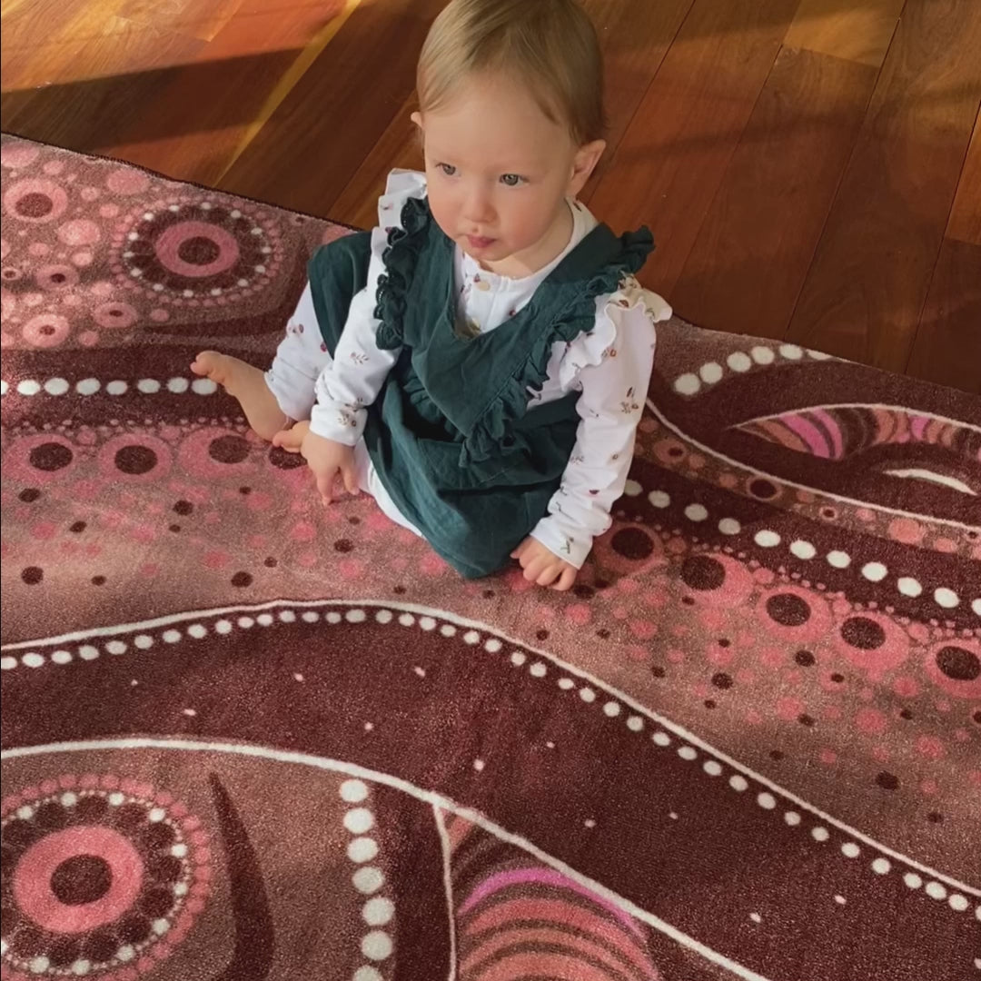 Aboriginal Art Desert Dreaming Rug – Indigenous Resources Online