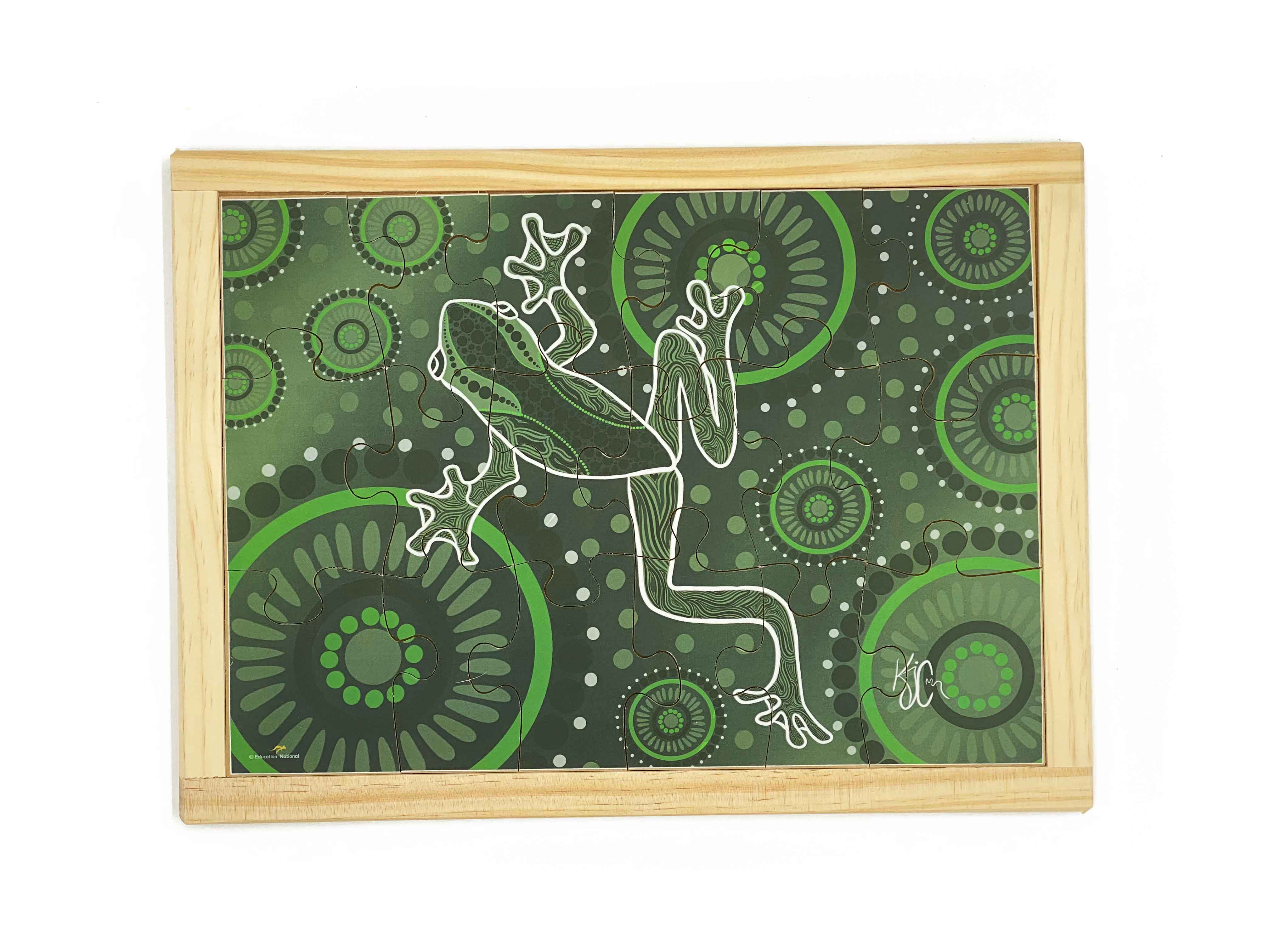 Aboriginal Art Frog Dreaming Puzzle | Indigenous Resources – Indigenous ...